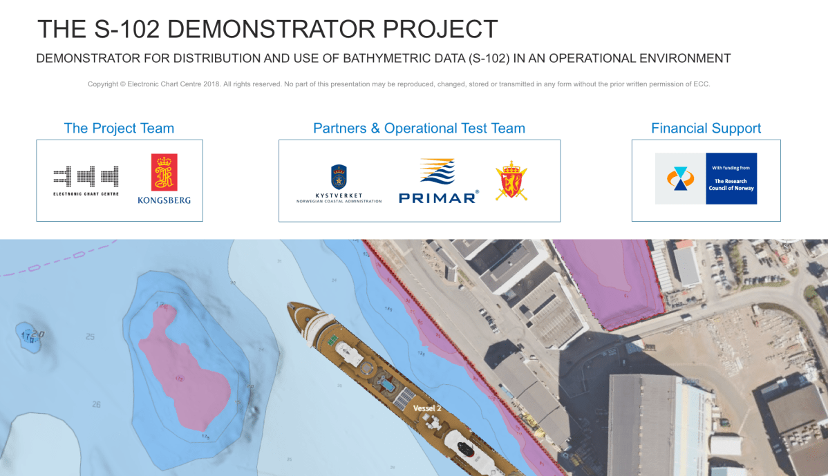Short Presentation of the S-102 Project – S-102 Demonstrator Project